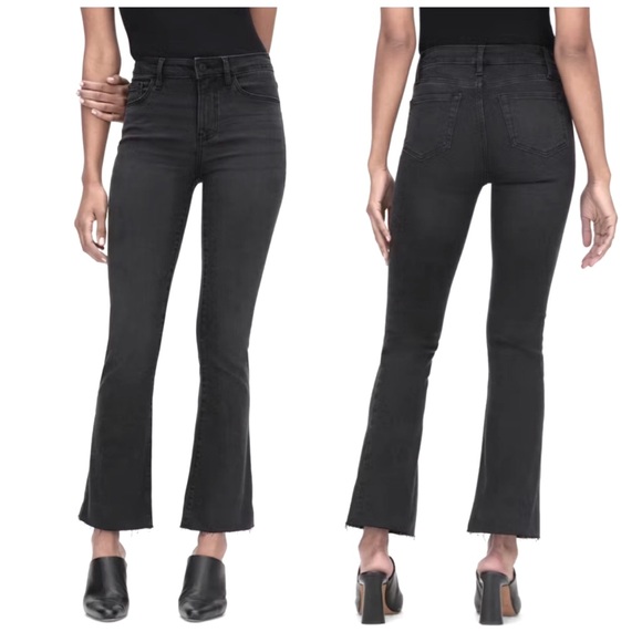 Frame Denim | Jeans | Frame Le Crop Mini Boot Jeans Black Grey Size 27 ...